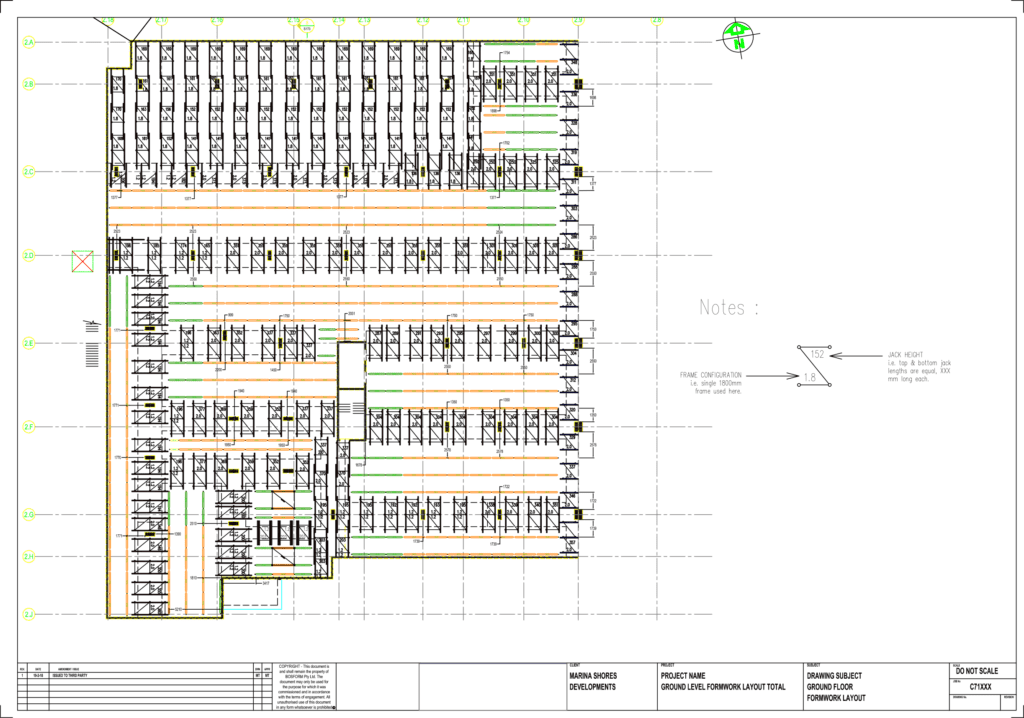 Drawings – Formwork Design Australia